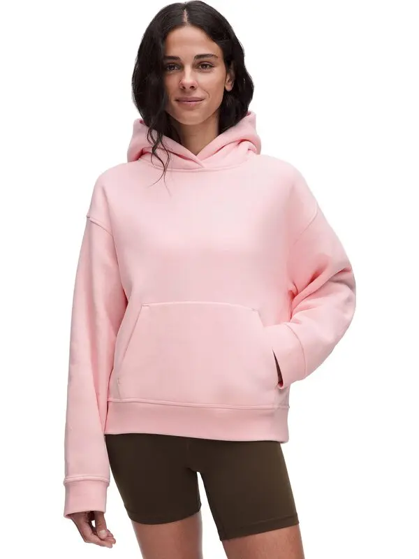 Lululemon Relaxed Fit Superloft Hoodie - Pink Pearl