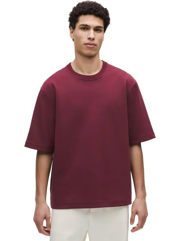 Lululemon Grand Standard Short-sleeve Crew - Burgundy Bay