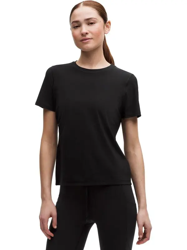 Lululemon Side-ruched Running Short-sleeve Shirt - Black