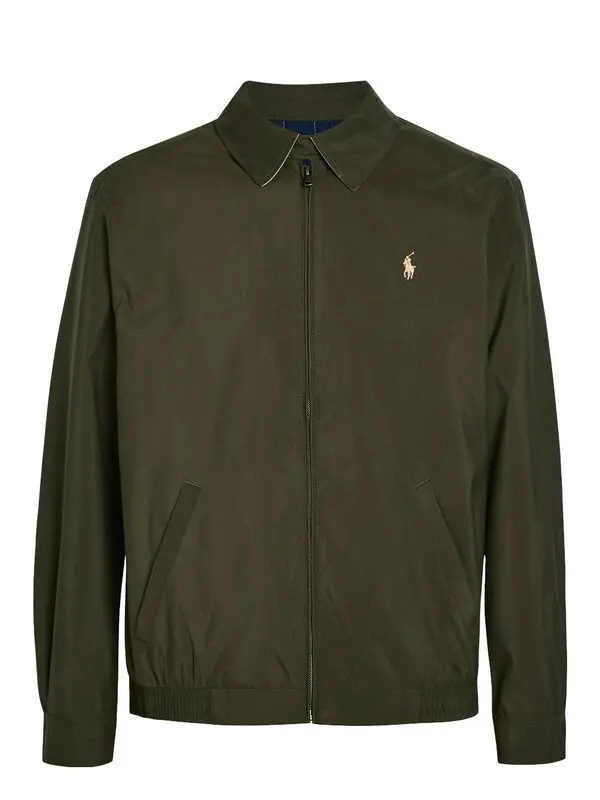 Polo Ralph Lauren Brushed Poplin Bomber Jacket - Olive