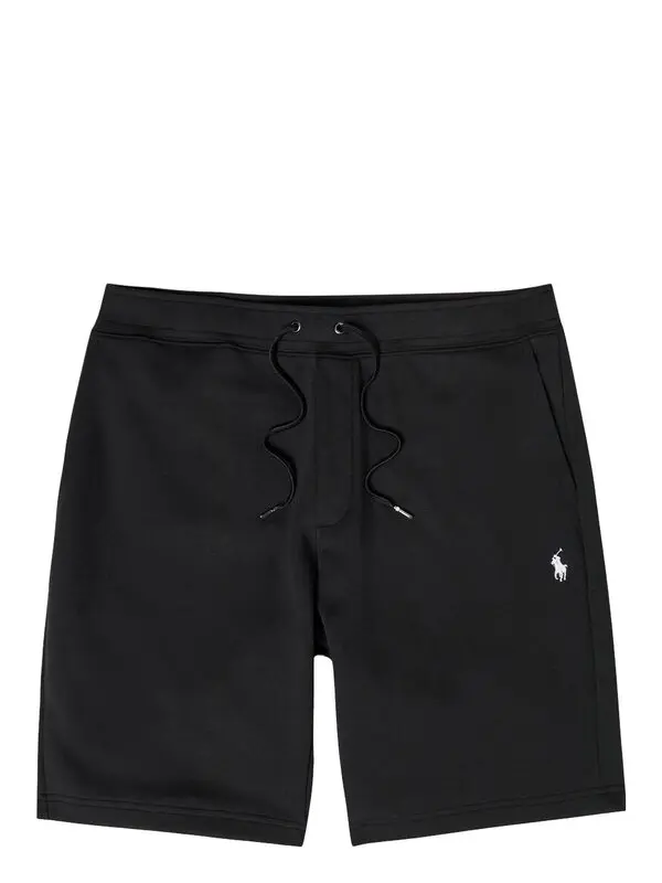 Polo Ralph Lauren Cotton-blend Shorts With Embroidered Logo - Black