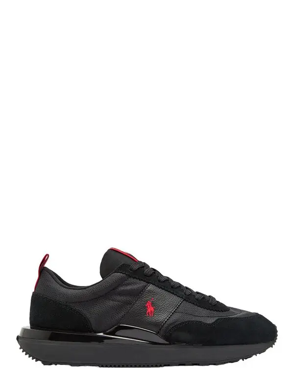 Polo Ralph Lauren Train 89 Panelled Mesh Sneakers - Black