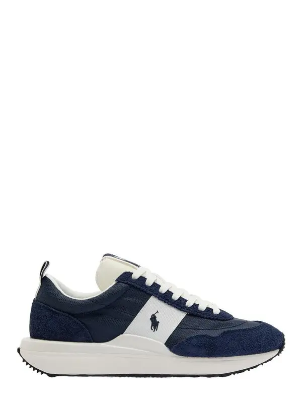 Polo Ralph Lauren Train 89 Panelled Mesh Sneakers - Navy