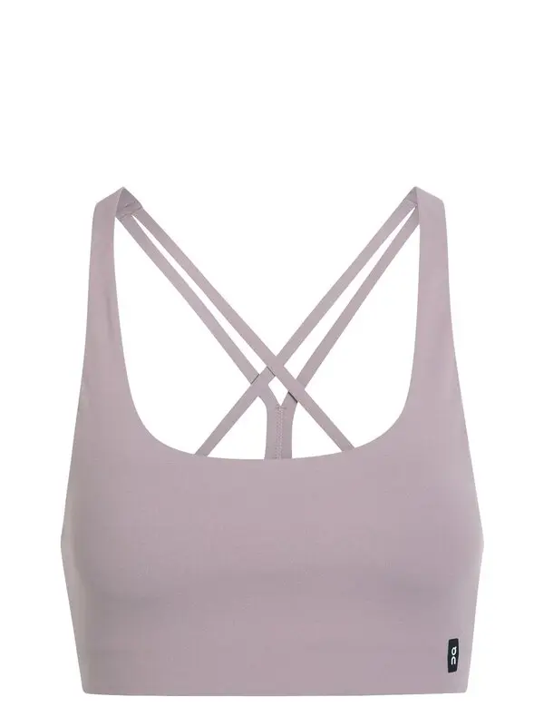 On Studio Stretch-jersey Bra Top - Light Pink