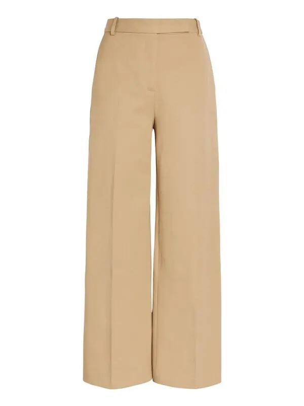 JOSEPH Yukio Flared-leg Trousers - Beige