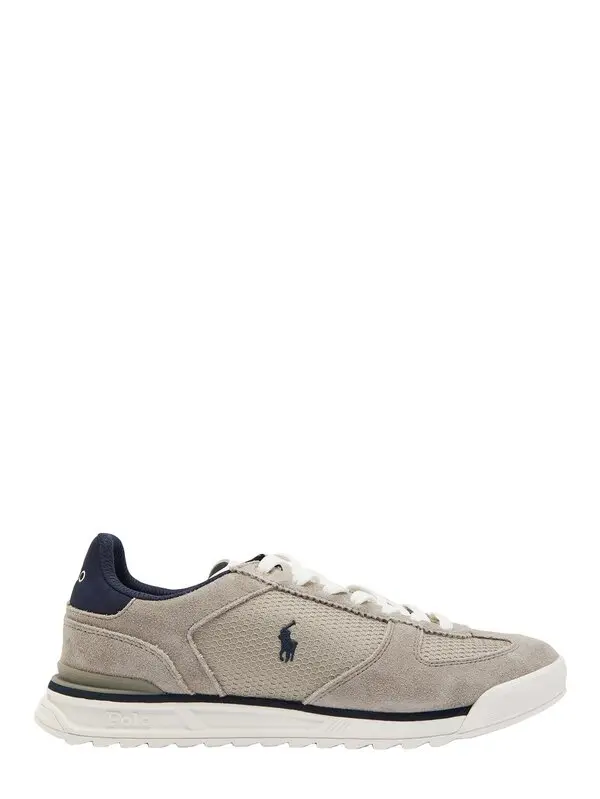 Polo Ralph Lauren Varick Panelled Mesh Sneakers - Grey