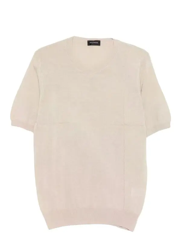 Tagliatore Crew-neck Short-sleeve T-shirt - Neutrals