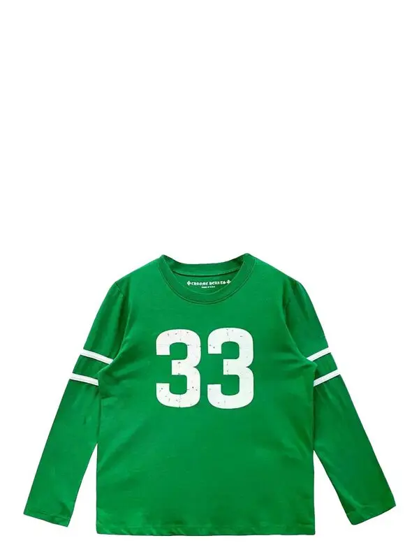 Chrome Hearts Horseshoe Logo Long-sleeved T-shirt - Green