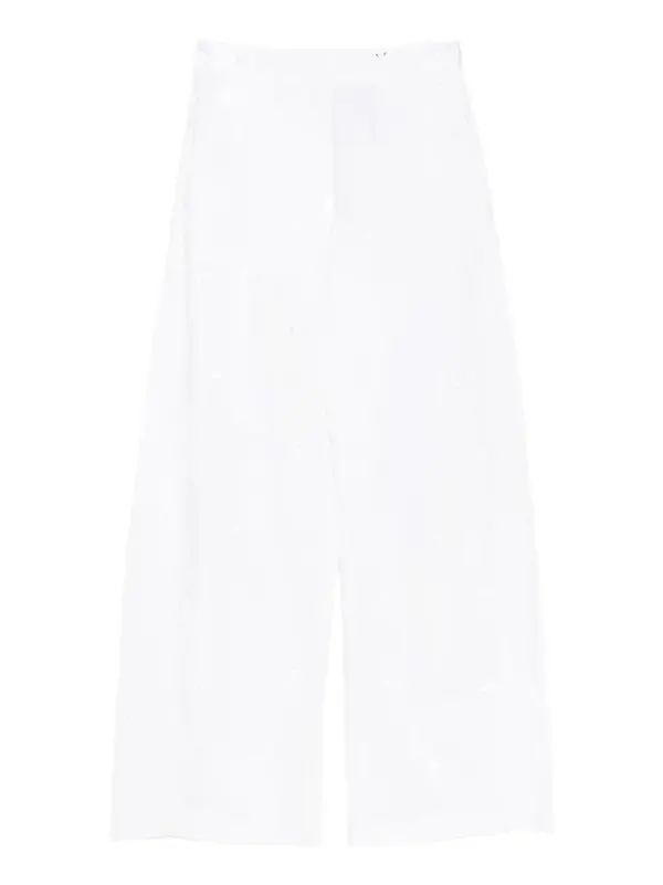 Giuseppe Di Morabito Beaded Wide Leg Trousers - White
