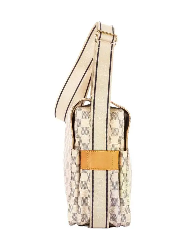 LOUIS VUITTON Damier Azur Naviglio Crossbody Bag - Neutrals