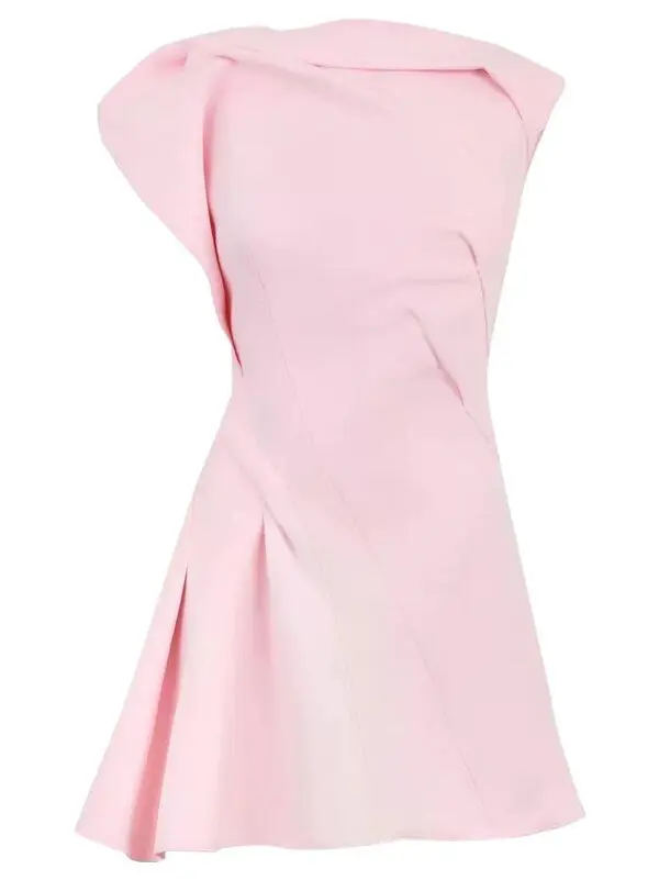 Acler Borras Draped Mini Dress - Pink