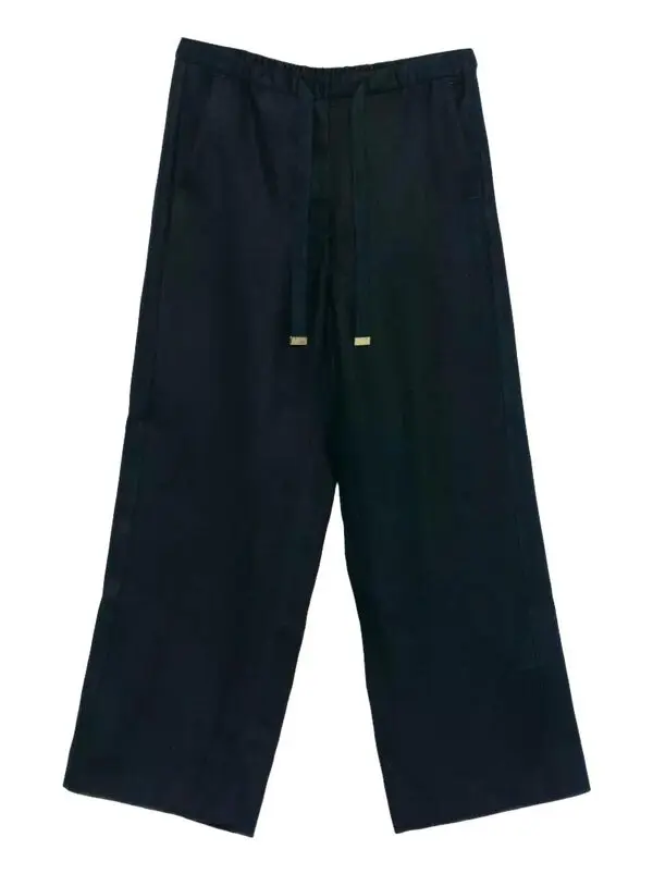 Max Mara Drawstring Trousers - Blue