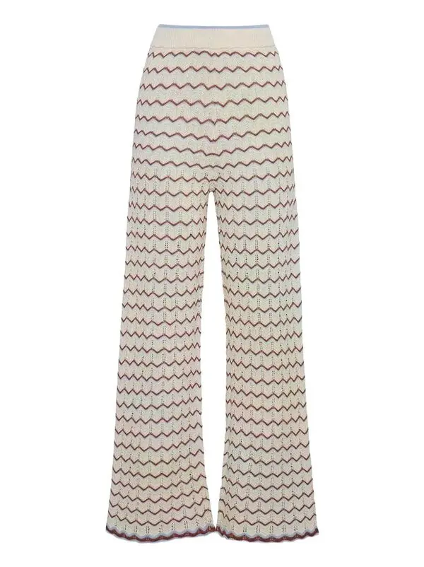 Cara Cara Hunter Zigzag Trousers - Neutrals