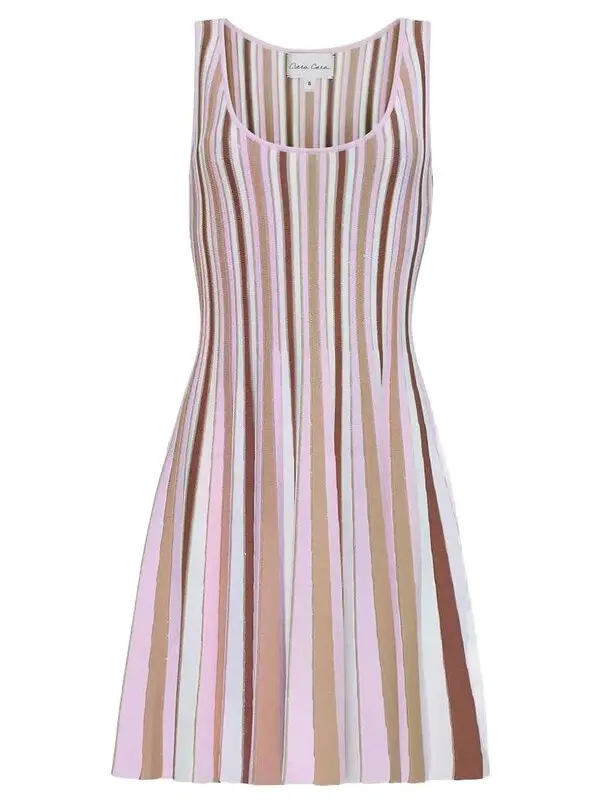 Cara Cara Leila Striped Mini Dress - Pink