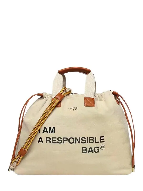 V°73 Responsibility Shoulder Bag - White