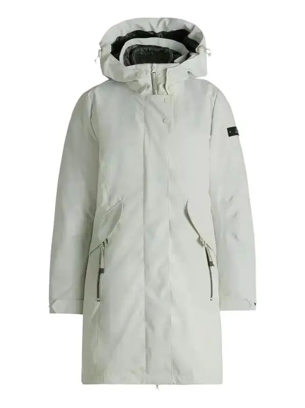 BETTY BARCLAY Hooded Coat - White