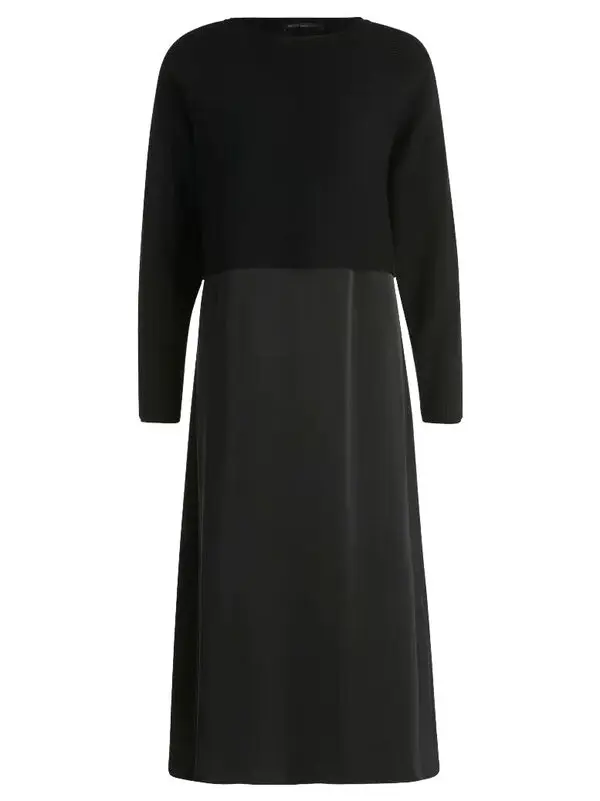 BETTY BARCLAY Long-sleeve Midi Dress - Black