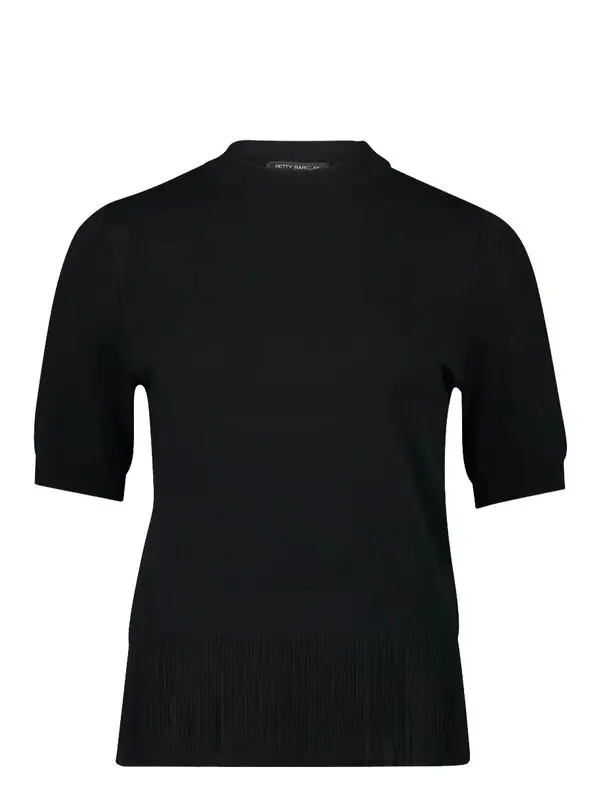 BETTY BARCLAY Short Sleeve T-shirt - Black