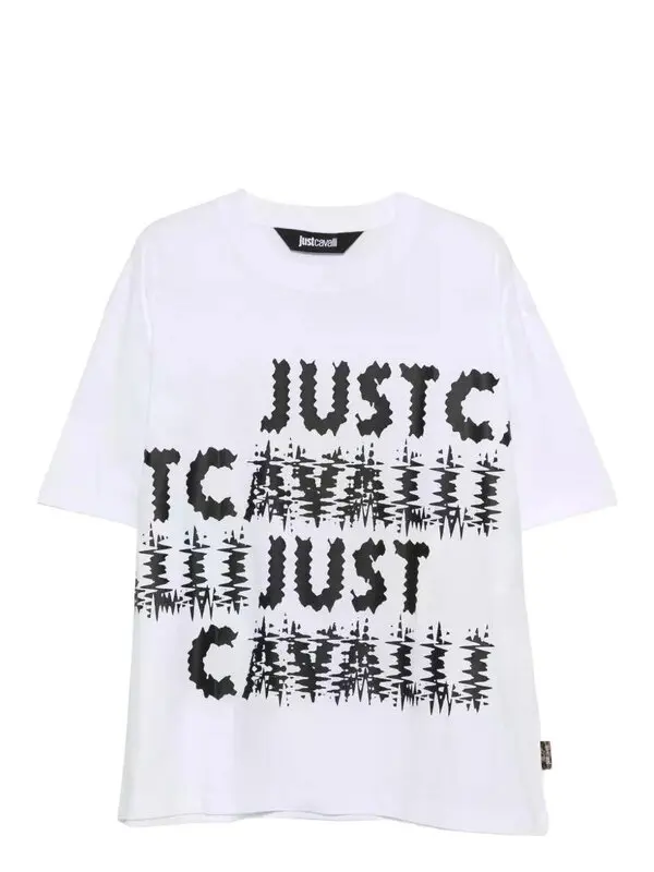 Just Cavalli Graphic T-shirt - White