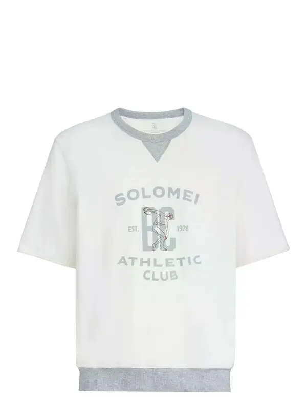 Brunello Cucinelli Printed T-shirt - Neutrals