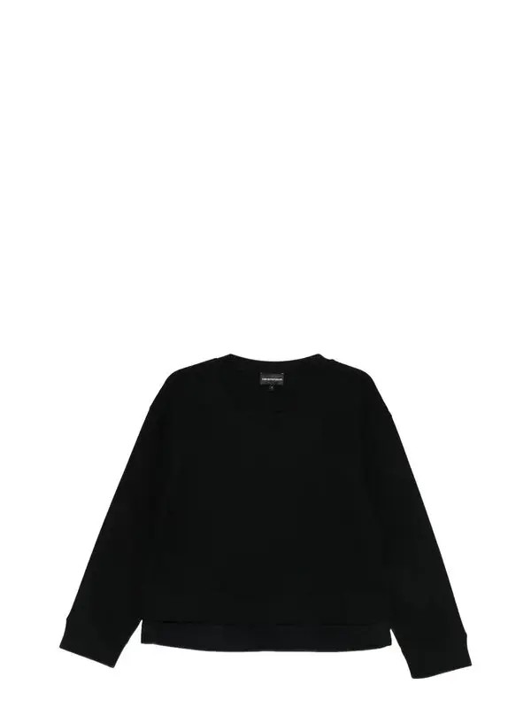 Emporio Armani Layered Sweatshirt - Black