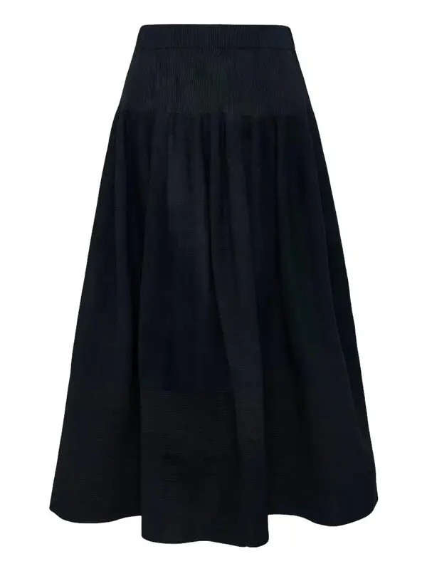 CFCL Pleated Midi Skirt - Black