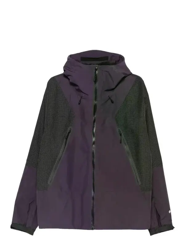 The North Face Patterned Hooded Jacket - Purple