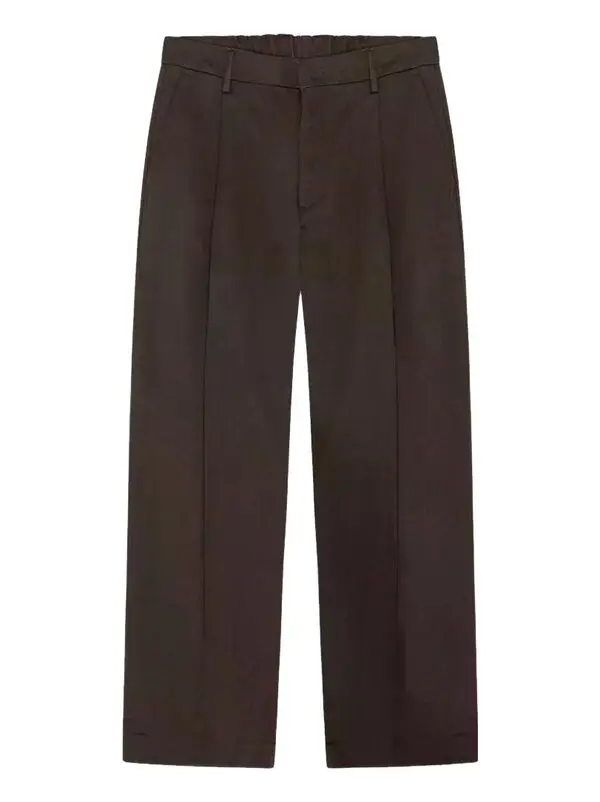 Nn07 Kay Pleated Trousers - Brown