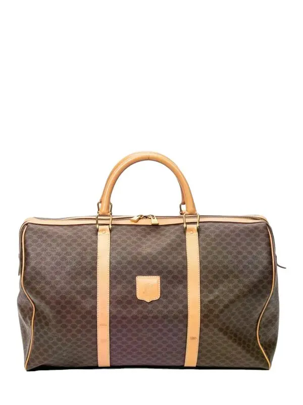 Celine Macadam Boston Bag - Brown