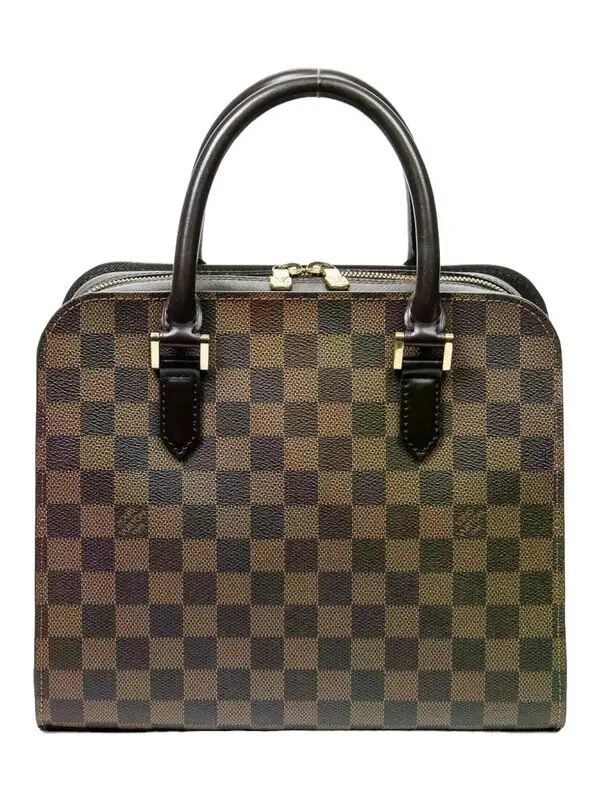 LOUIS VUITTON 1999 Triana Tote Bag - Brown