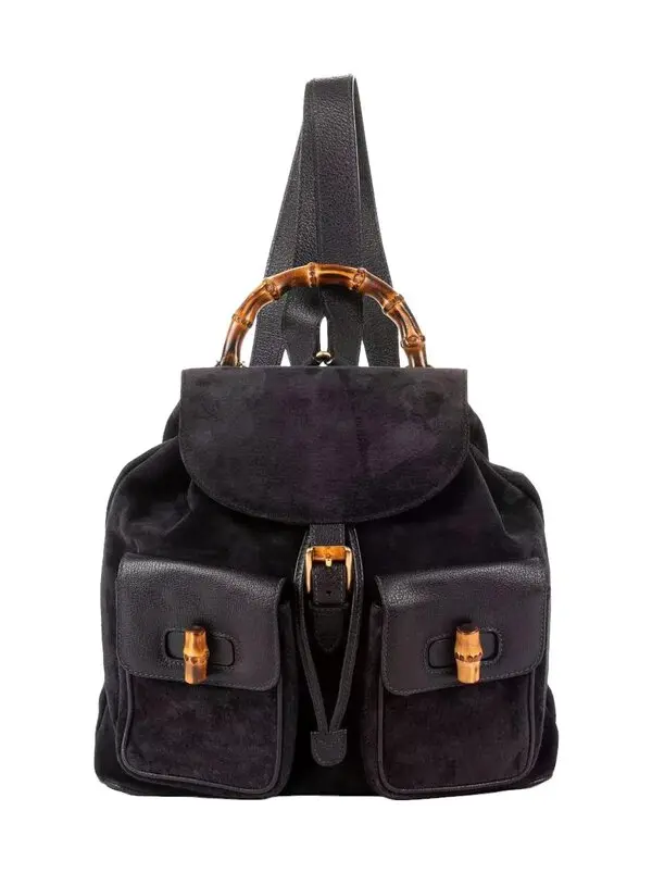 Gucci Bamboo Backpack - Black
