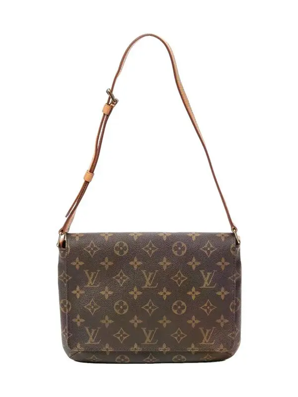 LOUIS VUITTON Musette Tango Shoulder Bag - Brown