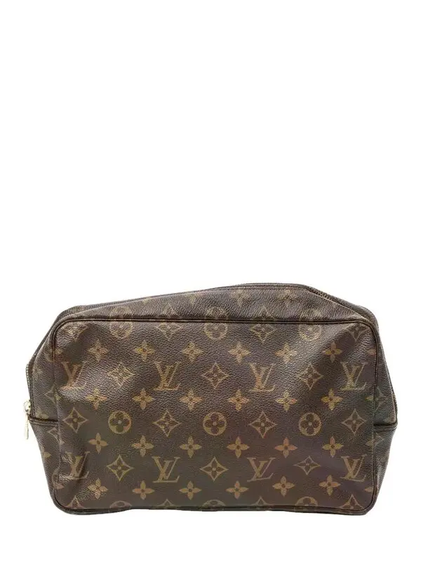LOUIS VUITTON Pochette Toilette Pouch - Brown