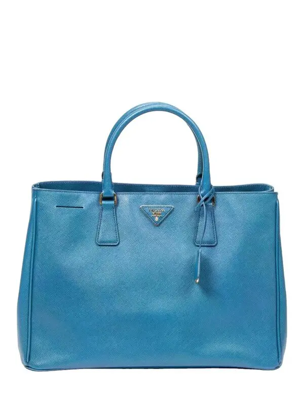 Prada Galleria Open Tote Bag - Blue