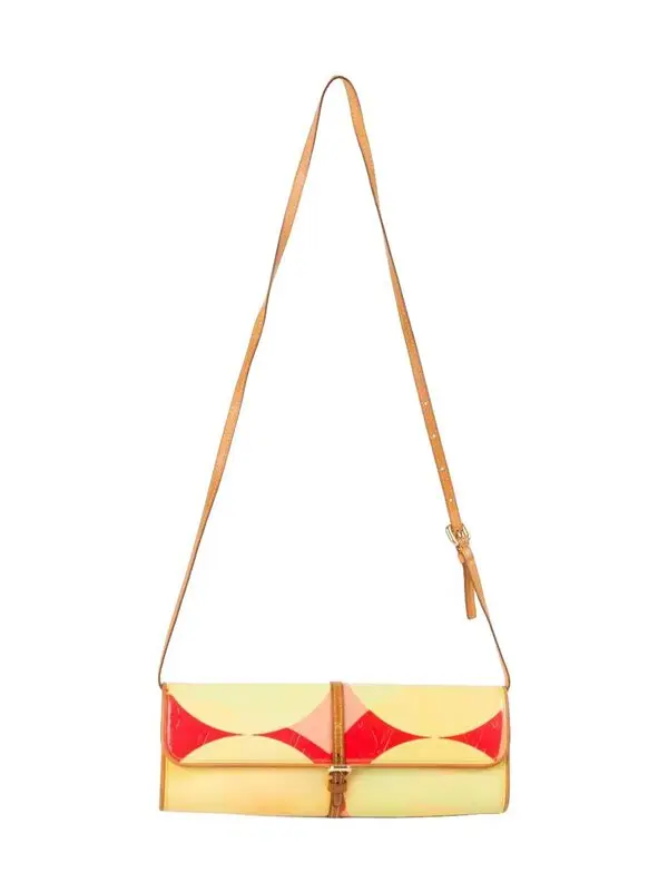 LOUIS VUITTON 2000s Monogram Leather Shoulder Bag - Yellow