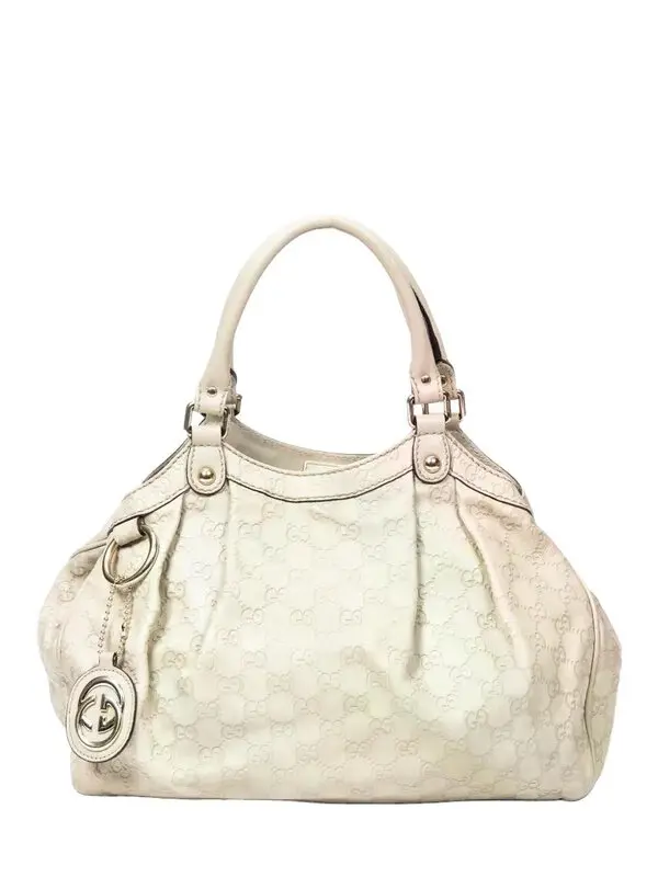 Gucci Sukey Ssima Tote - White
