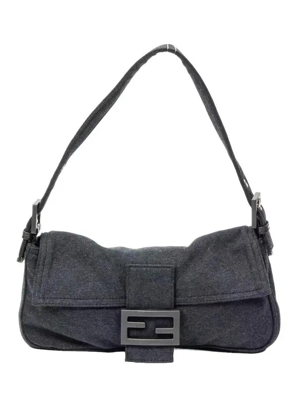 Fendi Baguette Shoulder Bag - Grey