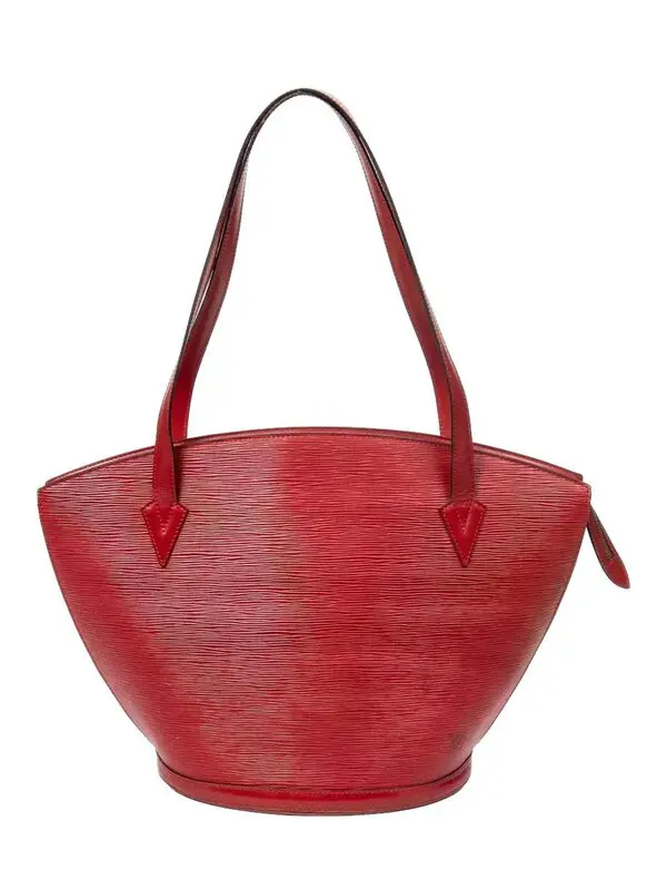 LOUIS VUITTON 1996 Gm St-jacques Shopping Shoulder Bag - Red
