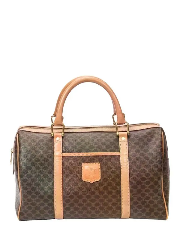 Celine Macadam Boston Bag - Brown