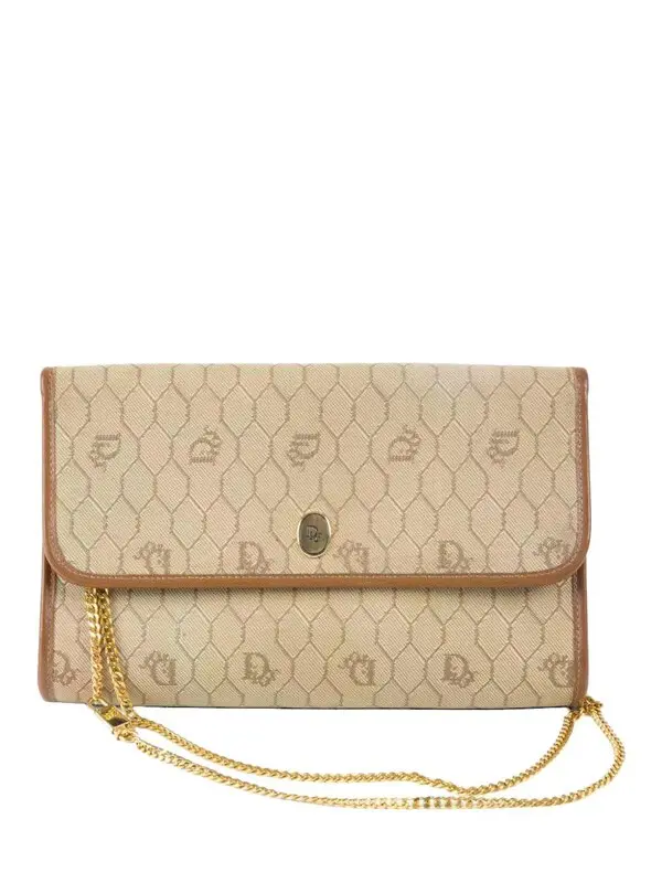 Dior 1980s Monogram Shoulder Bag - Neutrals