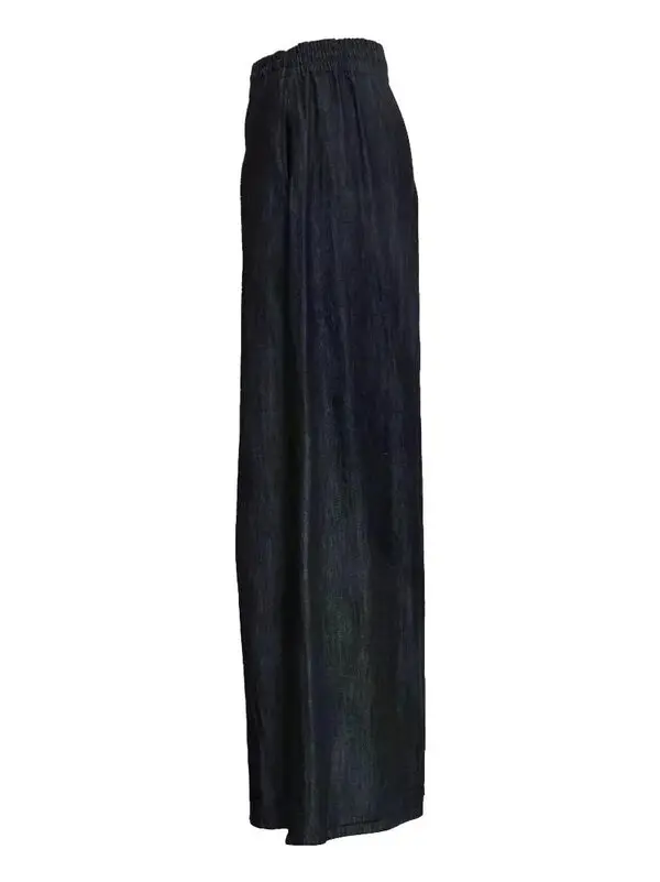 DONDUP Elasticated-waist Palazzo Pants - Blue