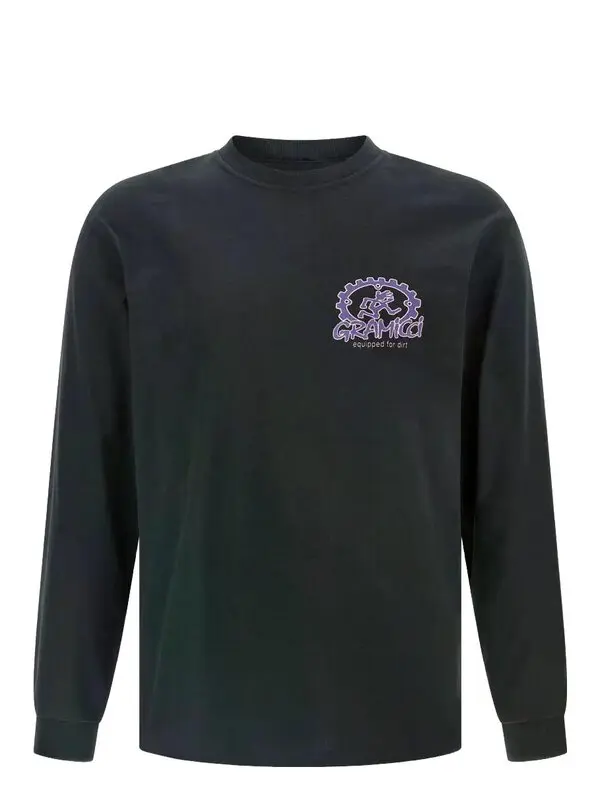 Gramicci Logo-print Long-sleeve T-shirt - Black