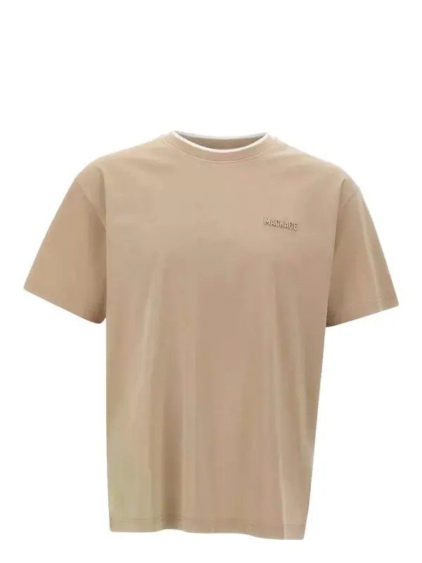Mackage Logo-appliqué T-shirt - Neutrals