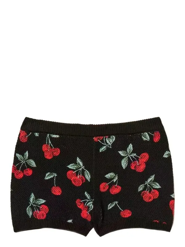 TWINSET Printed Shorts - Black