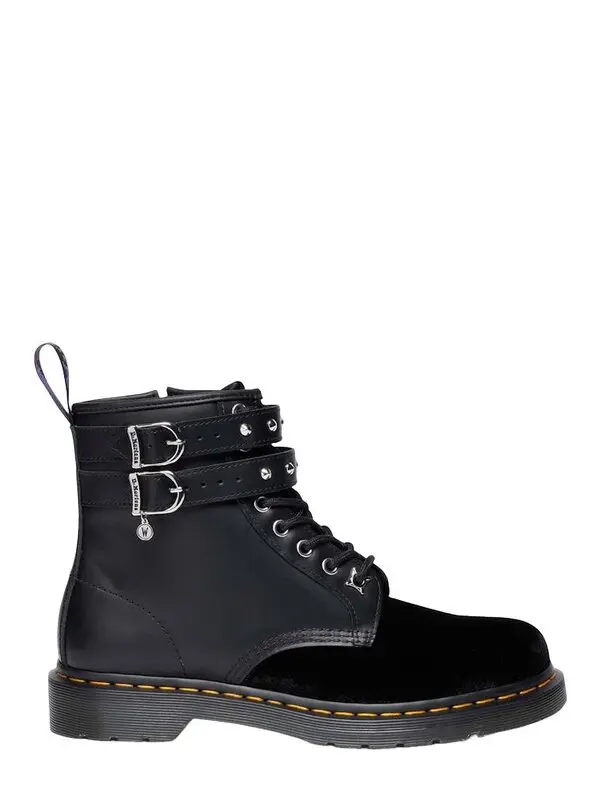 Dr. Martens 1460 Velvet Boots - Black
