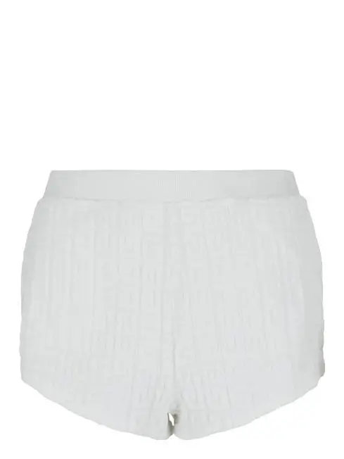 Givenchy 4g Monogram Jogging Shorts - White