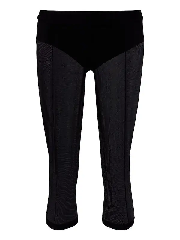 Magda Butrym Skinny Capri Pants And Briefs Set - Black