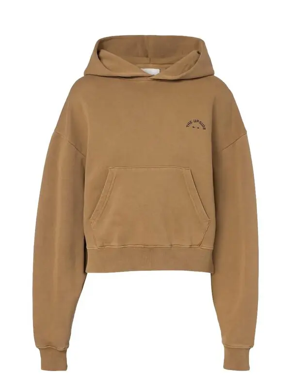 The Upside Kalo Delphi Cotton Fleece Hoodie - Brown
