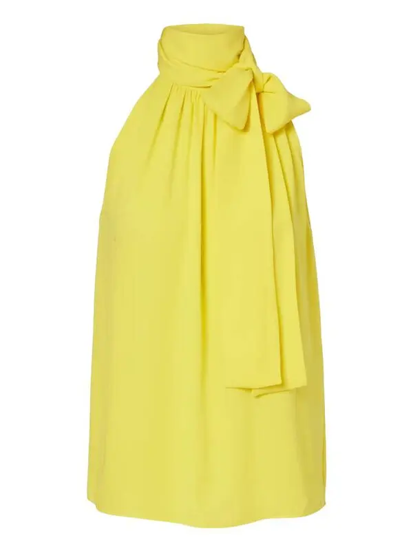 Valentino Garavani Silk Georgette Blouse - Yellow