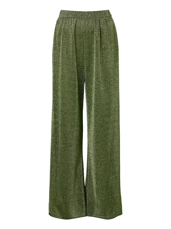 Oseree Lumière Wide-leg Pants - Green